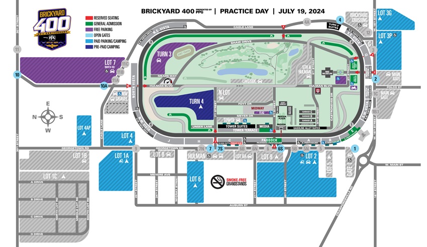 Parking | Brickyard Race Weekend
